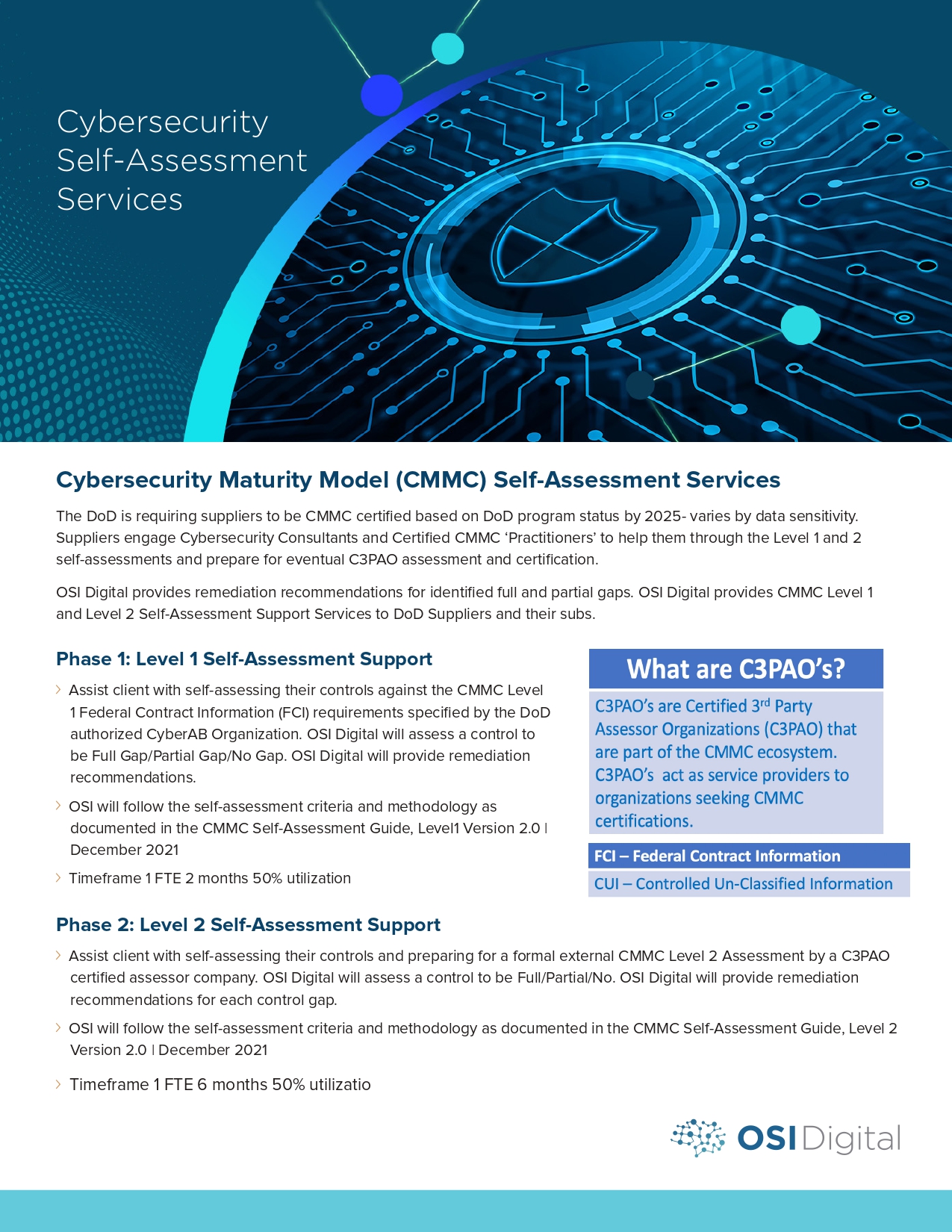 Data Sheet: Cybersecurity Self-Assessment Services to Strengthen Your ...